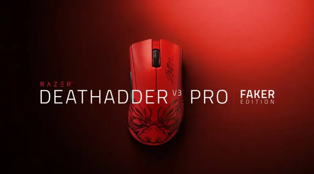 RAZER DEATHADDER V3 PRO FAKER EDITION！最強男人 FAKER 聯名！ - Paradaily - 遊戲｜動漫｜3C科技